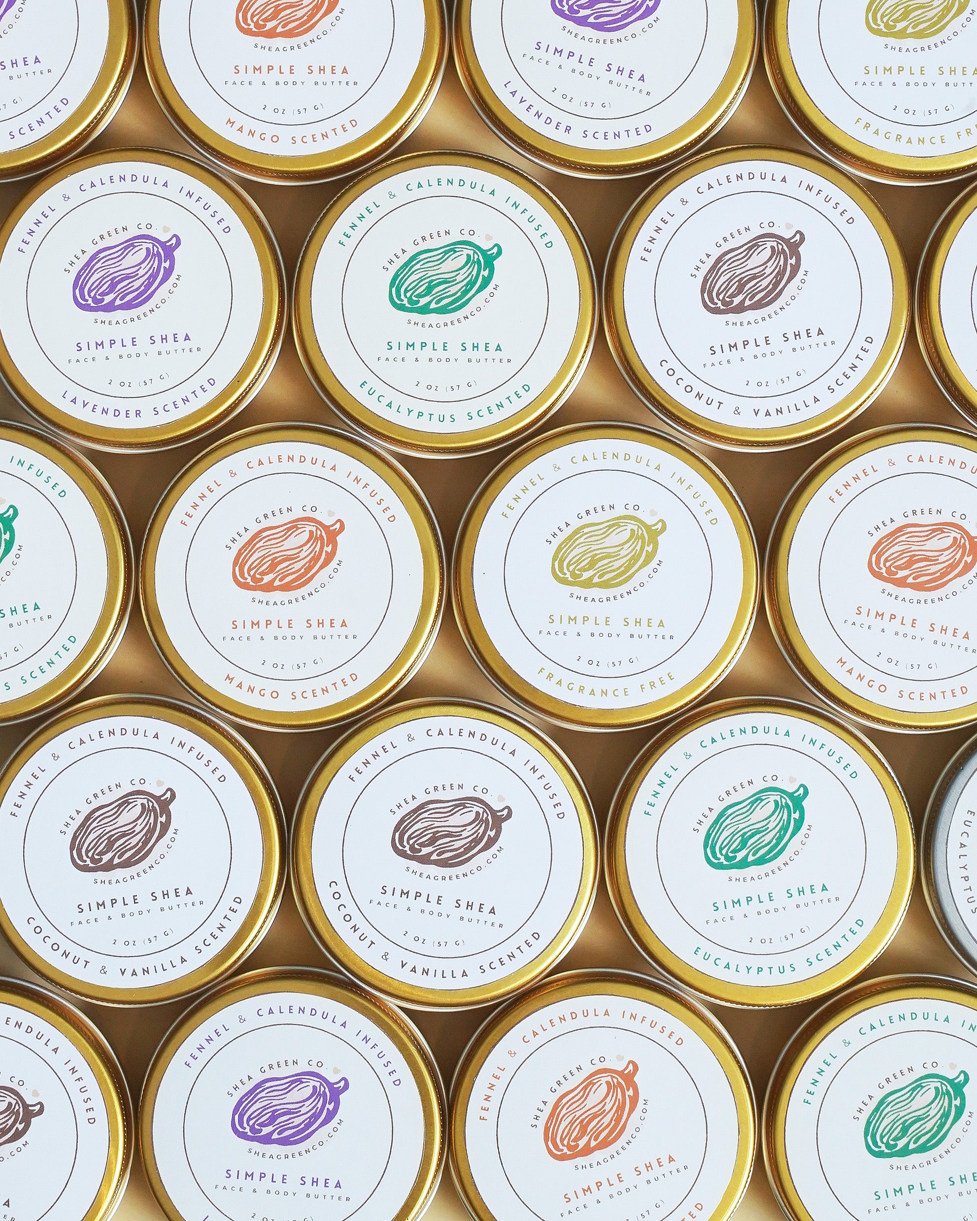 Simple Shea Travel Tins (2 oz & 4 oz options) | Shea Green Company